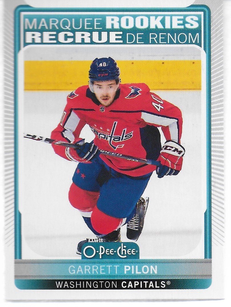2021-22 O-Pee-Chee GARRETT PILON Washington Capitals Marquee Rookie RC ...