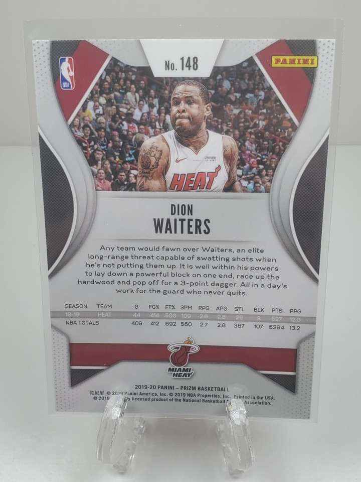 Panini 2019-20 Prizm Basketball Card #148 Dion Waiters Miami Heat | eBay