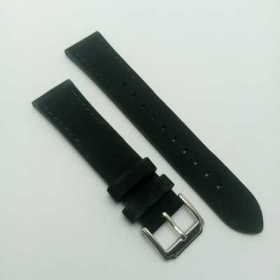 20 mm Hugo Boss Black Leather Velvet Men’s Watch Band Strap | eBay