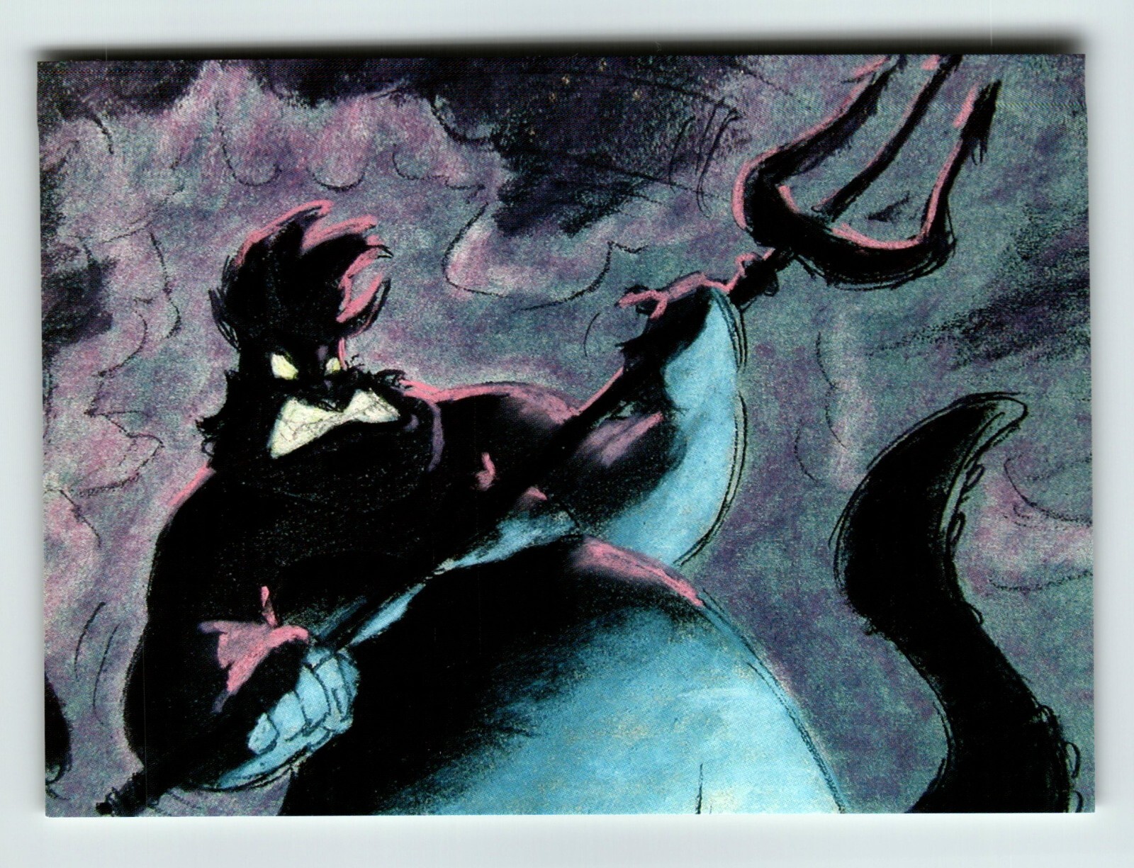 Postcard Disney Villains Little Mermaid Ursula Concept Art Ruben Aquino ...