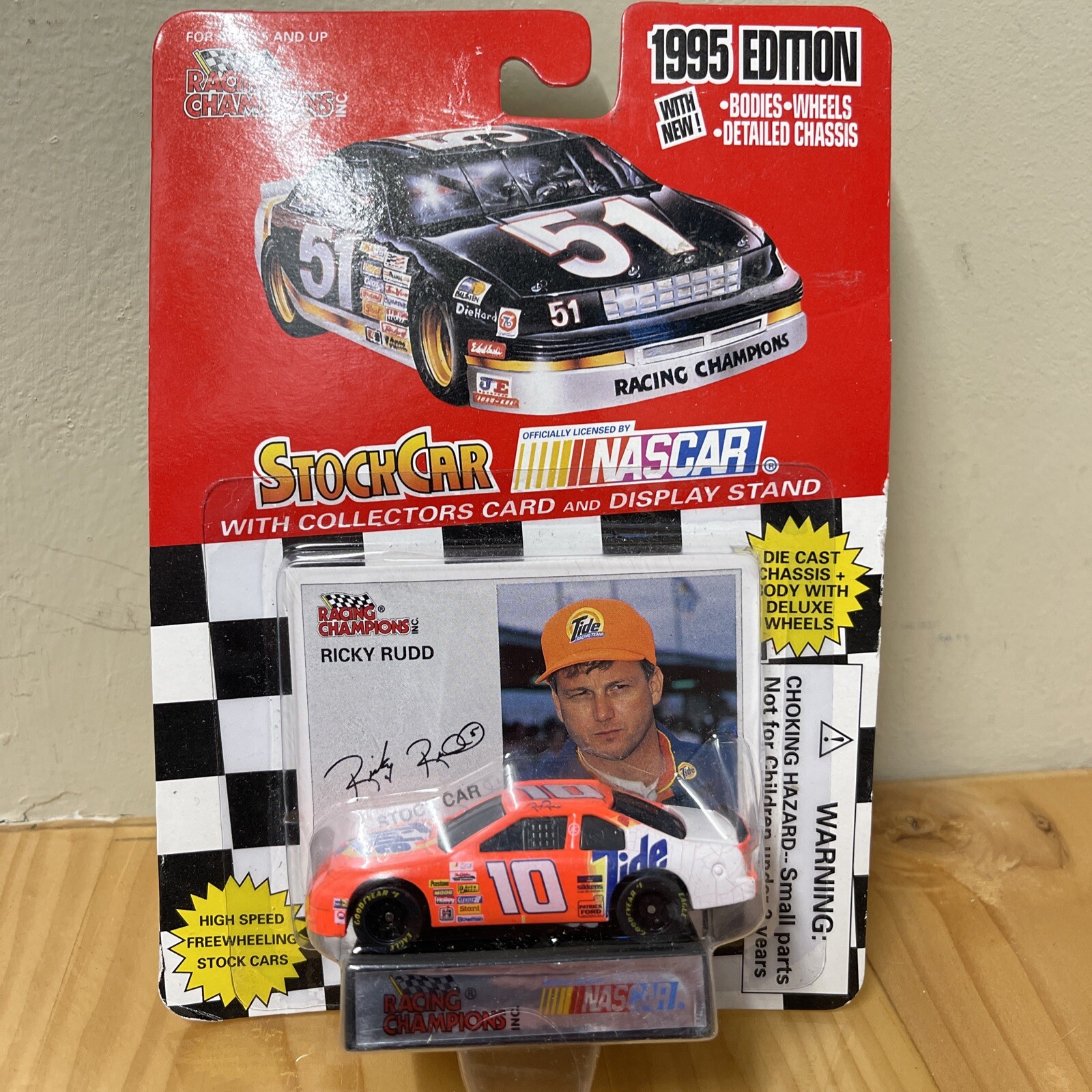 Racing Champions 1995 Ricky Rudd #10 Tide Stock Car NASCAR 1:64 Die ...