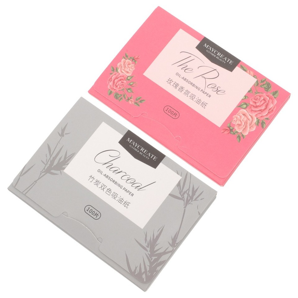 2 Packs Oil Wipes Sheets Face Oil-absorbing Paper Blotting Papers for ...