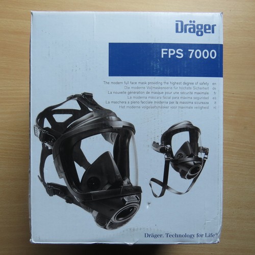 NEW Drager FPS 7000 SCBA Full Mask For Drager Breathing Apparatus Set ...