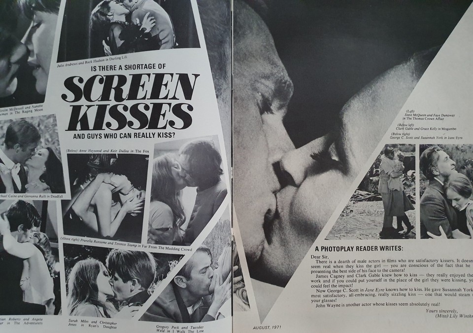 PHOTOPLAY AUGUST 1971 MADELINE SMITH, JANE FONDA, SOPHIA LOREN, MARTINE ...