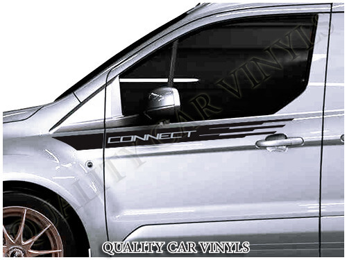 x 2 Ford transit connect racing stripes graphic decals stickers RS34 | eBay