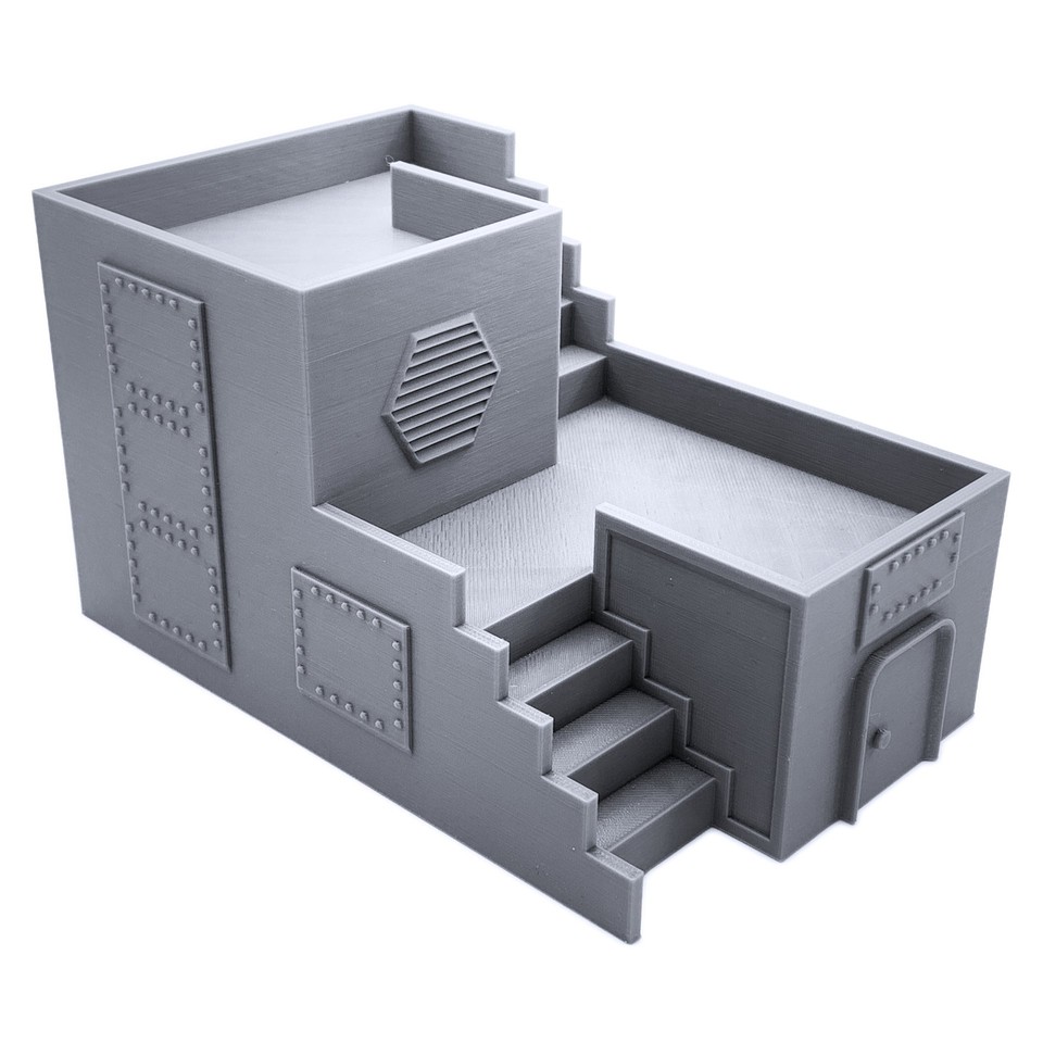 Two Story Base, Terrain Scenery for Tabletop 28mm Miniatures Wargame ...