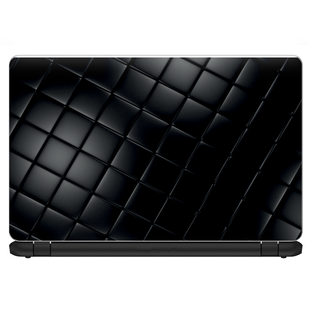 Universal Laptop Skins Wrap for 14" - Black Leather Chesterfield | eBay
