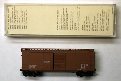 MTL Micro-Trains 22000 dim data 40 foot plug door boxcar Blue Label | eBay