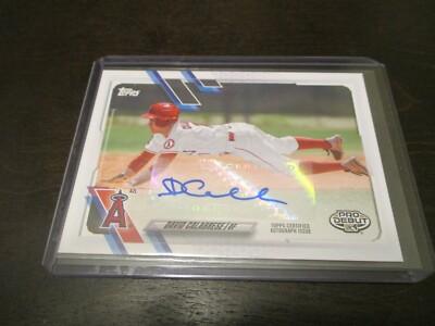 2021 Topps Pro Debut Autographs #PD114 David Calabrese | eBay