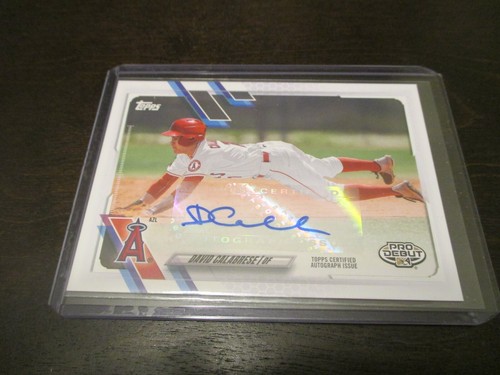 2021 Topps Pro Debut Autographs #PD114 David Calabrese | eBay