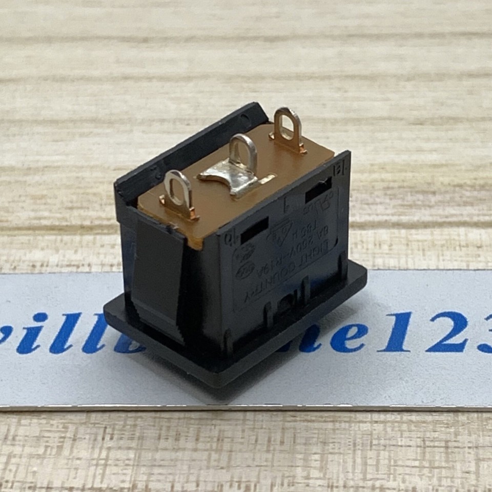 1pc LIGHT COUNTRY 6A 250V R19A T85 u Rocker Switch 3 Pins 3 Positions ...