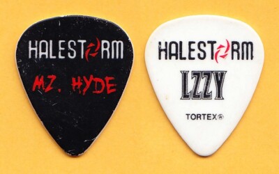 Halestorm Lzzy Hale Signature Mz. Hyde Guitar Pick - 2012 Mass Chaos Tour | eBay