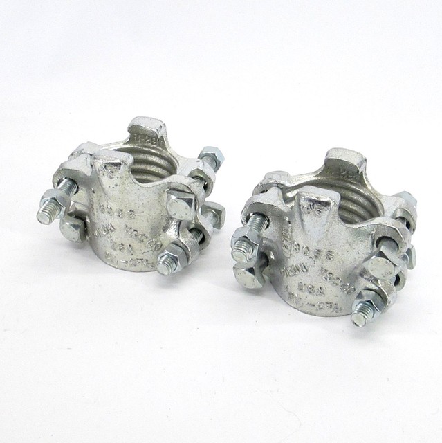 Dixon Boss Clamp 4 Bolt Type 2 Gripping Fingers Plated Iron BU29 for ...