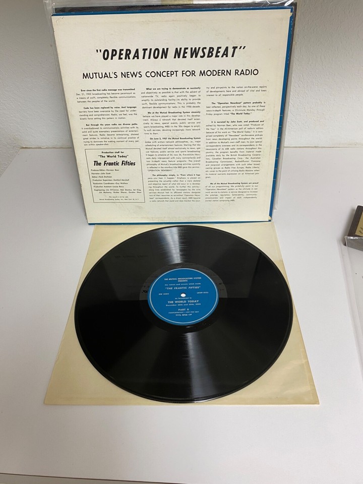 ELVIS PRESLEY Mutual Broadcasting System Presents THE FRANTIC FIFTIES ...