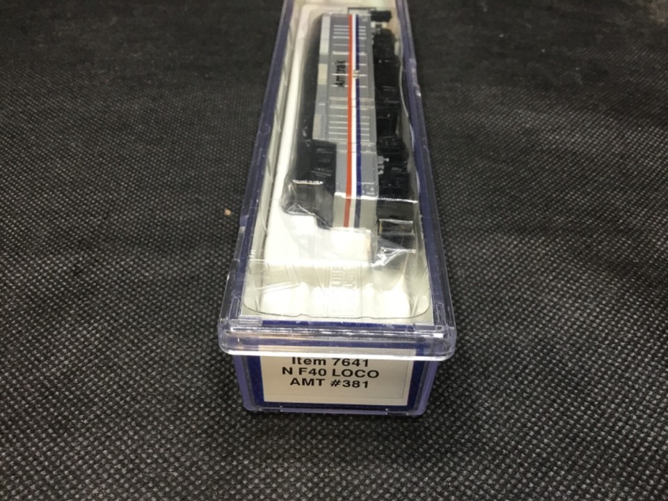NEW F40 Amtrak Engine Locomotive #381 N Scale Train (7641) [Life-Like ...