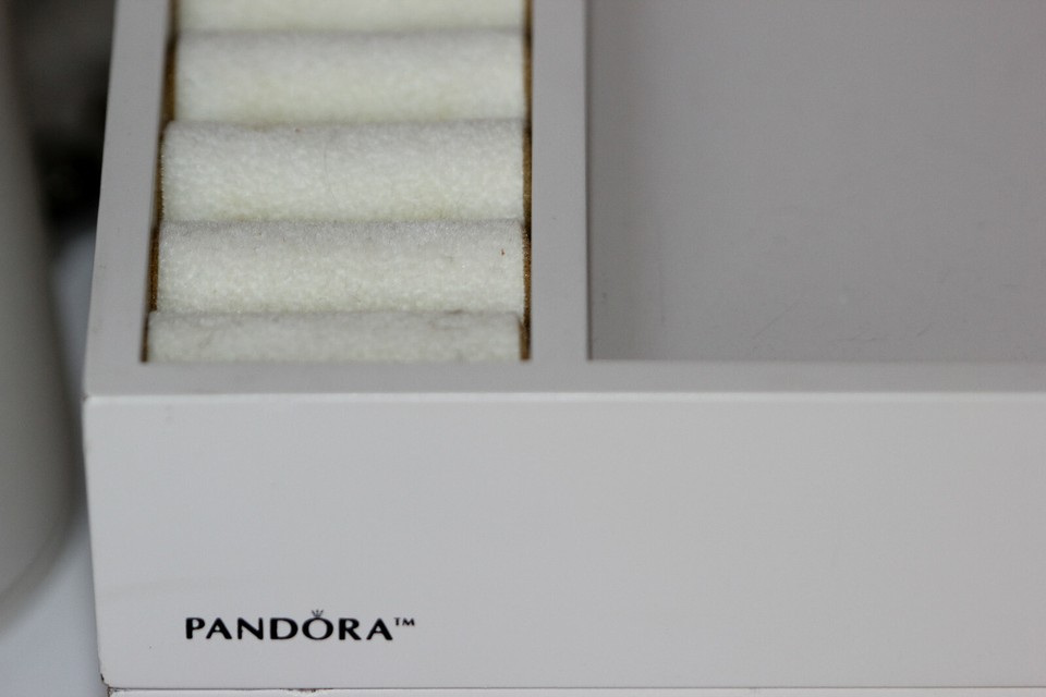PANDORA Jewelry Dealer Rings Earrings showcase tray | eBay