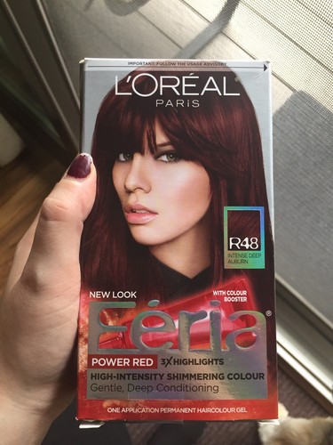 Loreal Paris Feria R48 Red Velvet Power Reds Intense Deep Auburn Hair ...