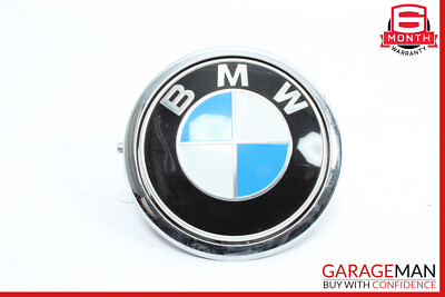 13-19 BMW 650i F06 Rear Trunk Lid Release Switch Emblem Logo Bottom OEM ...