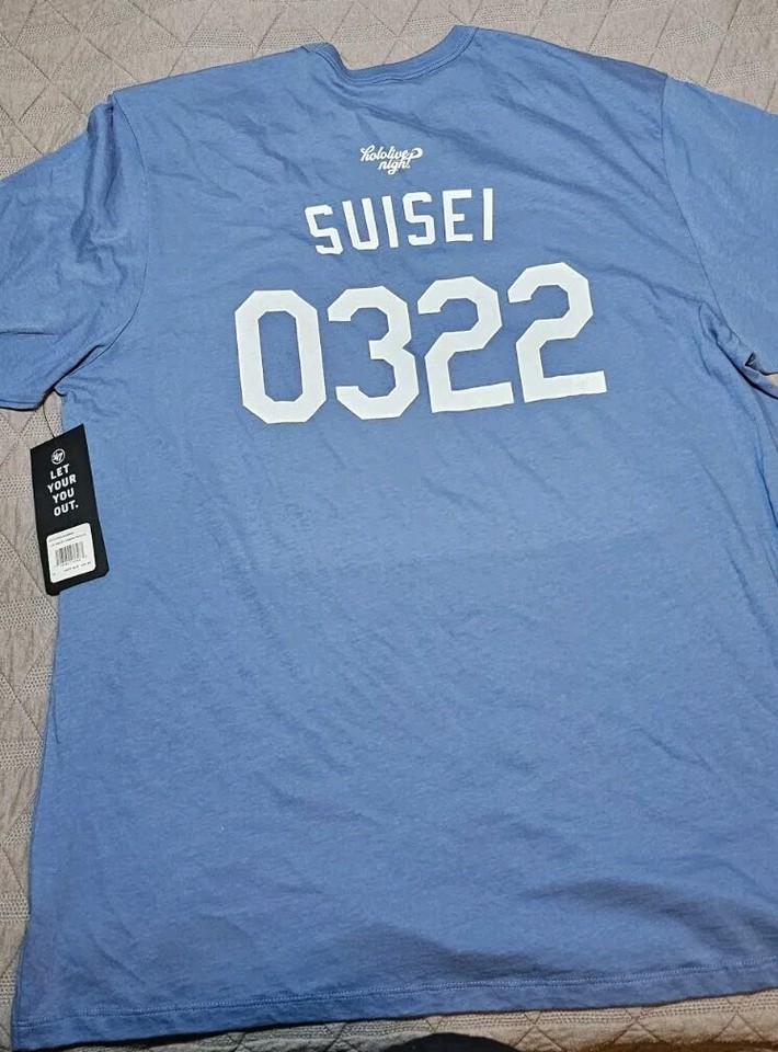 Dodgers Hololive Promotional Baseball Shirt Limited Edition SUSEI IN ...