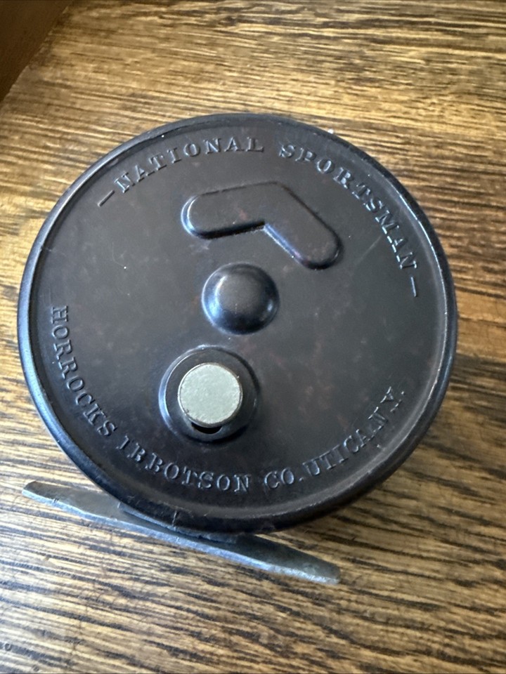 Horrocks Ibbotson National Sportsman Fly Reel Vintage Fishing Bakelite ...