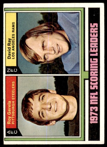 1974 TOPPS ROY GERELA/DAVID RAY* PITTSBURGH STEELERS/LOS ANGELES RAMS ...