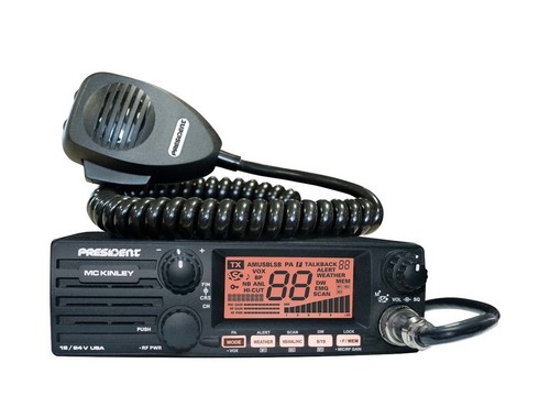 President Electronics MC KINLEY USA Hm AM/SSB Tranceiver CB Radio, 40 ...