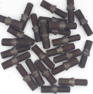 25 Stud Bolt Screw M9x1.25 M10x1.5 37.5mm Threaded Pins Farymann Diesel ...