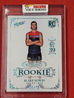 2022 AFL SELECT SUPREMACY ROOKIE BLUE BLAKE HOWES MELBOURNE DEMONS 04/ ...
