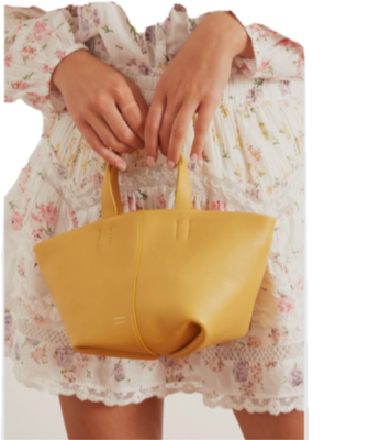 AUTH NWT $495 Mansur Gavriel Women's Tulipano MINI Pebbled AUTH NWT $495 Mansur Gavriel Women's Tulipano MINI Pebbled