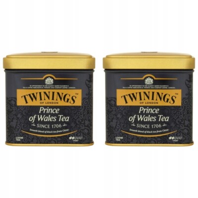 2 x Twinings PRINCE OF WALES LOOSE TEA - Caddy 2 x 100g / 7oz | eBay ...
