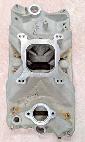 Vintage Edelbrock TM1 SBC 265-400 Intake Before 2690 TM-1 Torker Rat ...