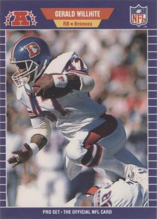 1989 Pro Set - Gerald Willhite #112 for sale online | eBay