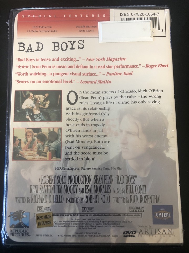 Bad Boys (DVD, 1999) 17153900408| eBay
