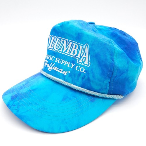 Vintage Columbia Electric Supply Co Snapback Trucker Rope Hat Nylon Cap ...