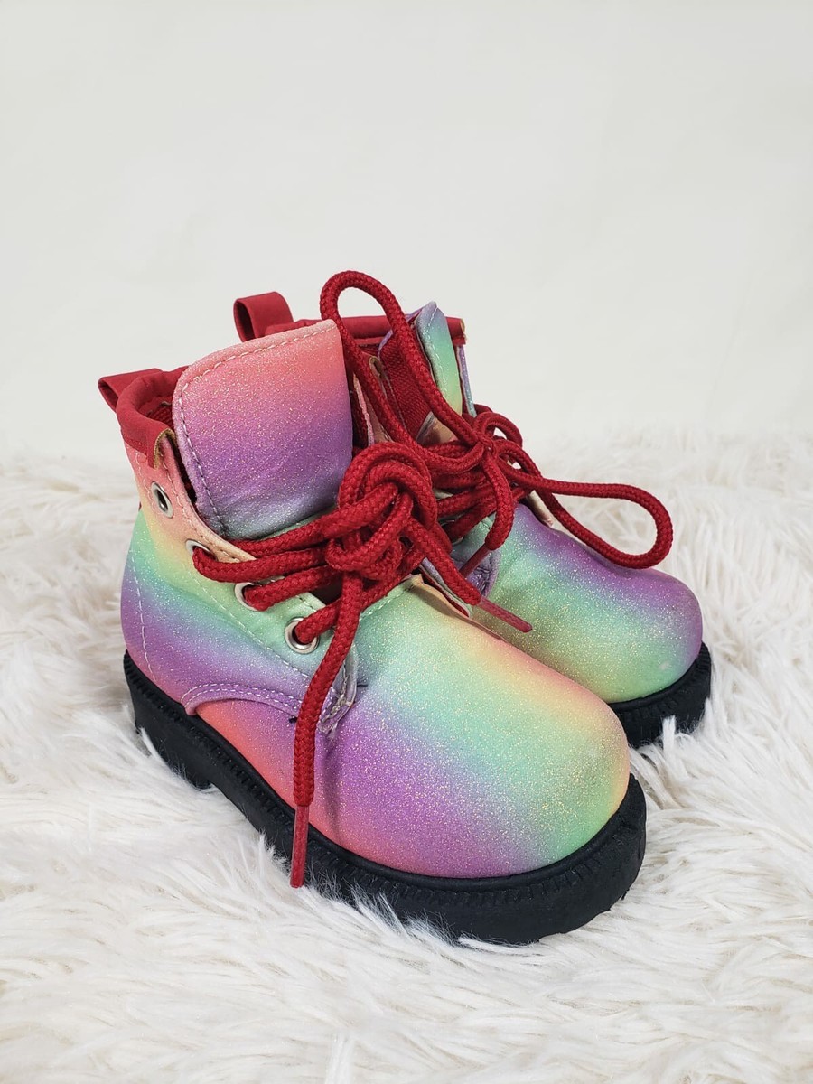 Red Glitter Boots Toddler