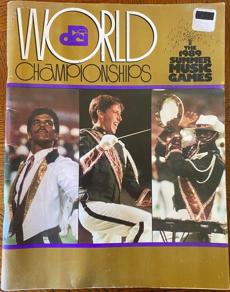 DCI DRUM CORP CORPS WORLD CHAMPIONSHIP PROGRAMS AND PATCHES 1988 1989 ...