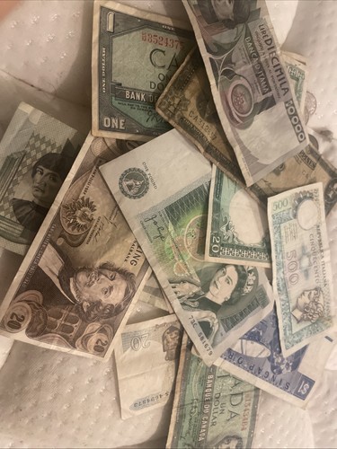 Random Bill From Lot of Old Foreign bills & Money. | eBay