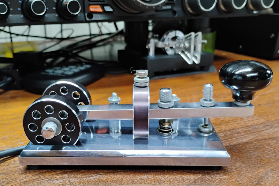 Vintage, Rare Russian / Ukrainian "Eclipse" Morse Code Straight Key. | eBay