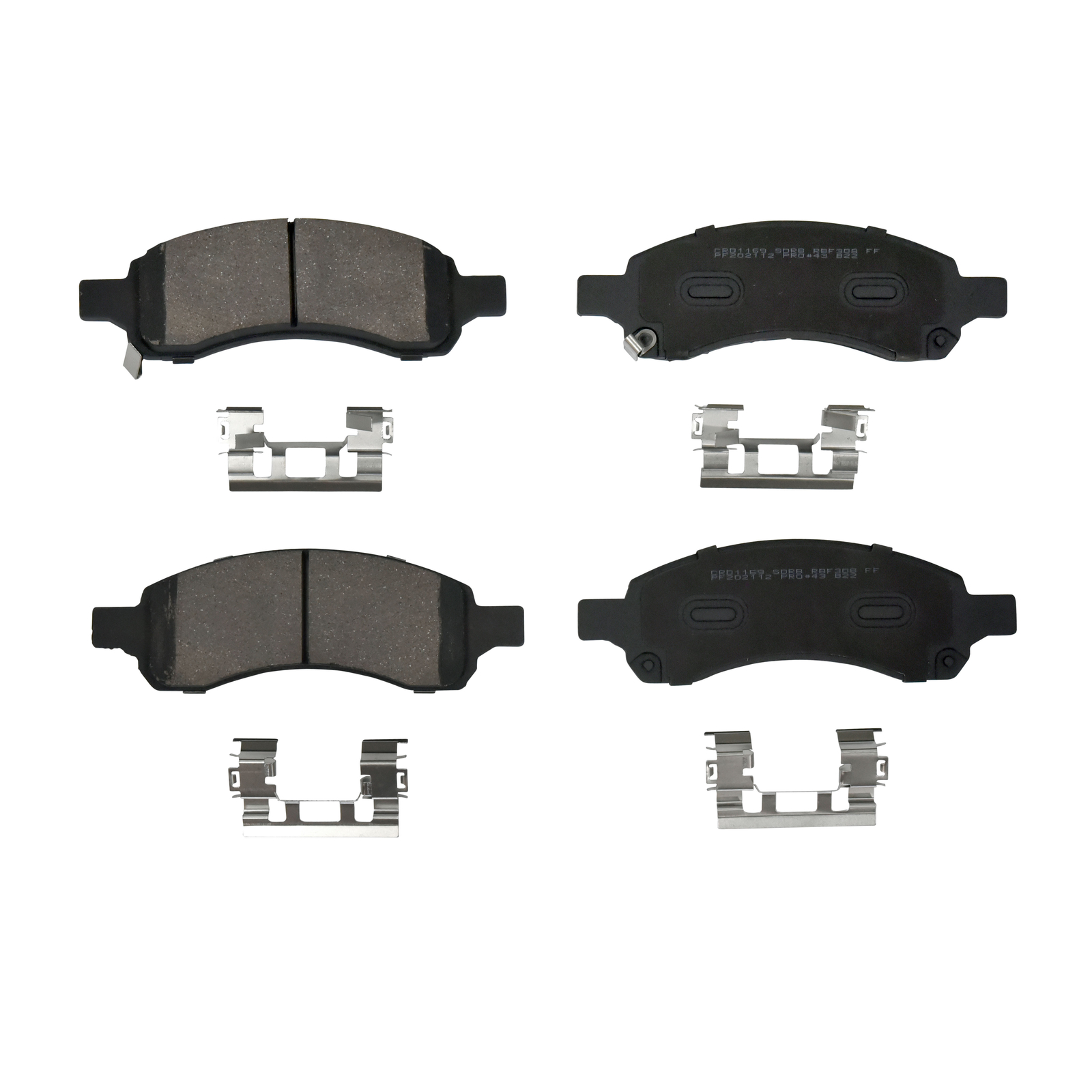 Stirling 4PCs Front Ceramic Brake Pads kit for GMC Acadia 2007~2016 ...
