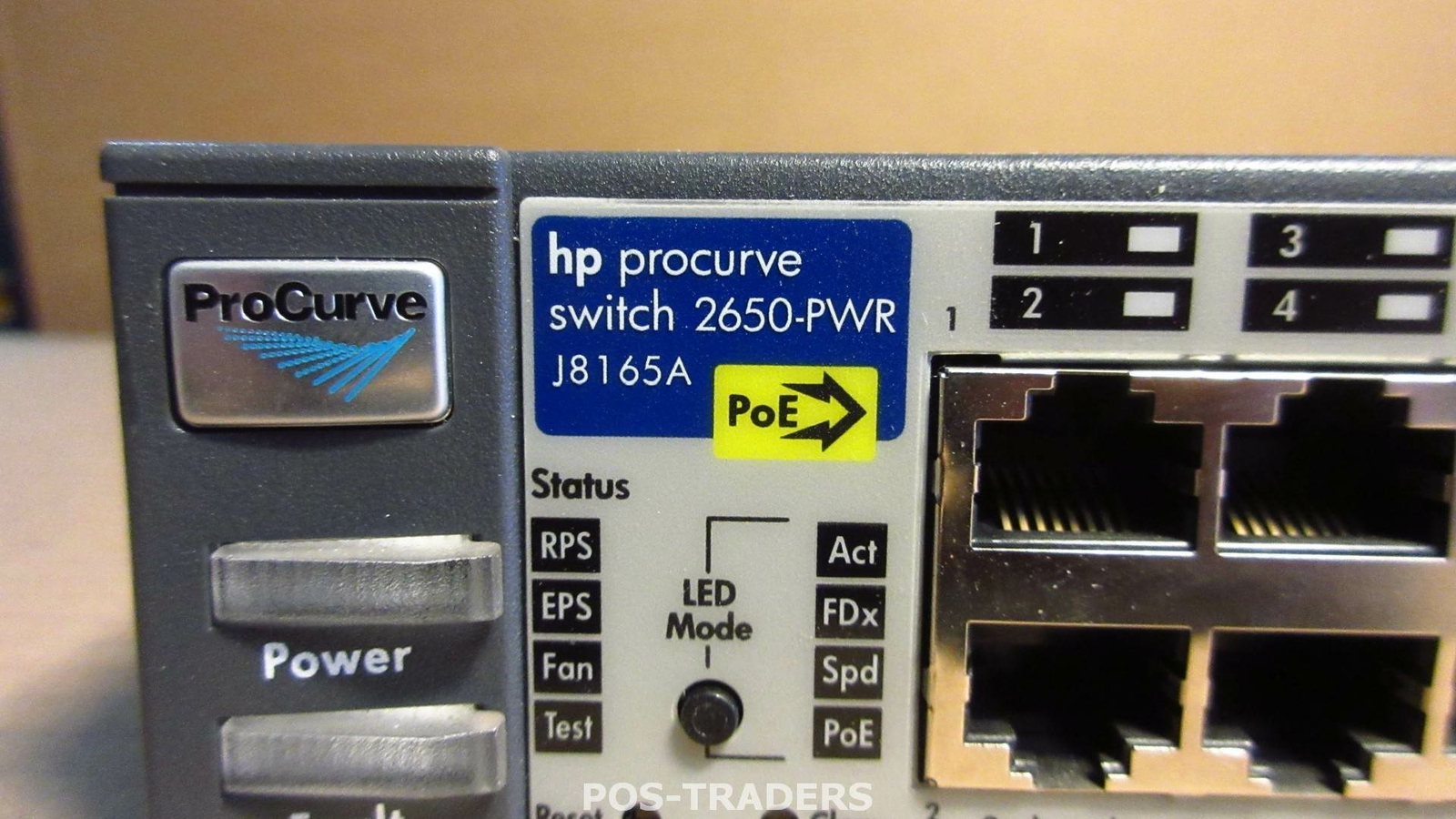 HP 2650-PWR ProCurve POE 48Port 10/100 Network Managed Switch 2x SFP ...