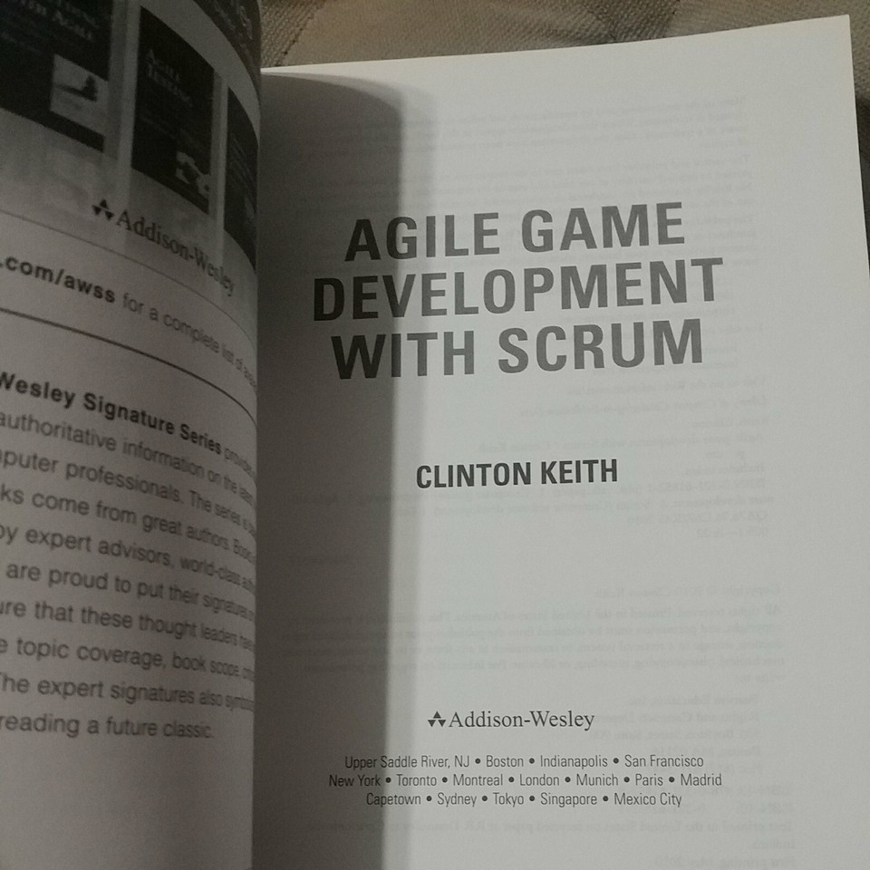 Agile Game Development with Scrum-pb-Addison-Wesley-Clinton Keith/Mike ...