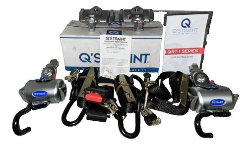Q'STRAINT QRT-1 Series Retractor Kit Deluxe Wheelchair Tie Down ~ NEW ...