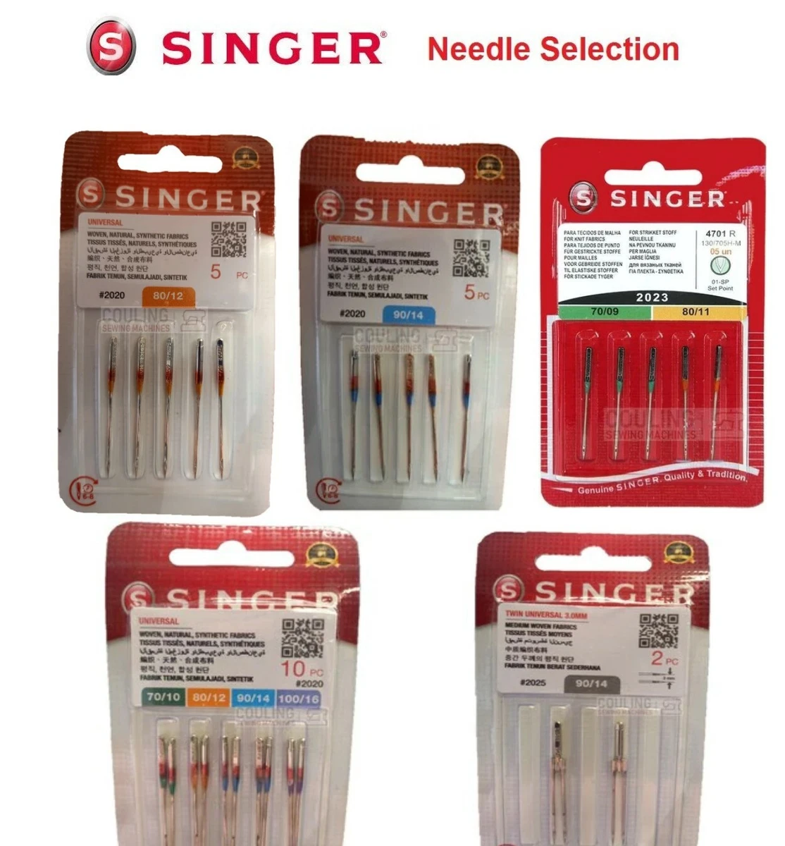 Singer Sewing Machine Needles