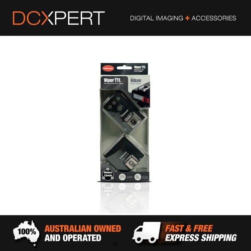 HAHNEL VIPER TTL WIRELESS FLASH TRIGGER FOR NIKON (CHLVIPTTLN) | eBay ...