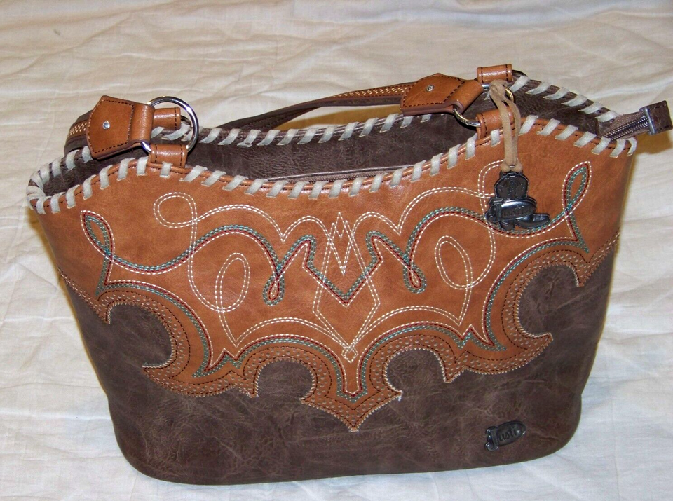 Justin Faux Leather Purse | eBay
