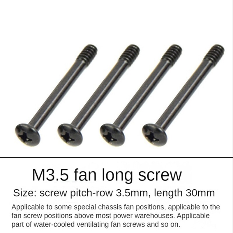 Computer Fan Mount Long Short Screws Fan Radiator Accessories E5K9 ...