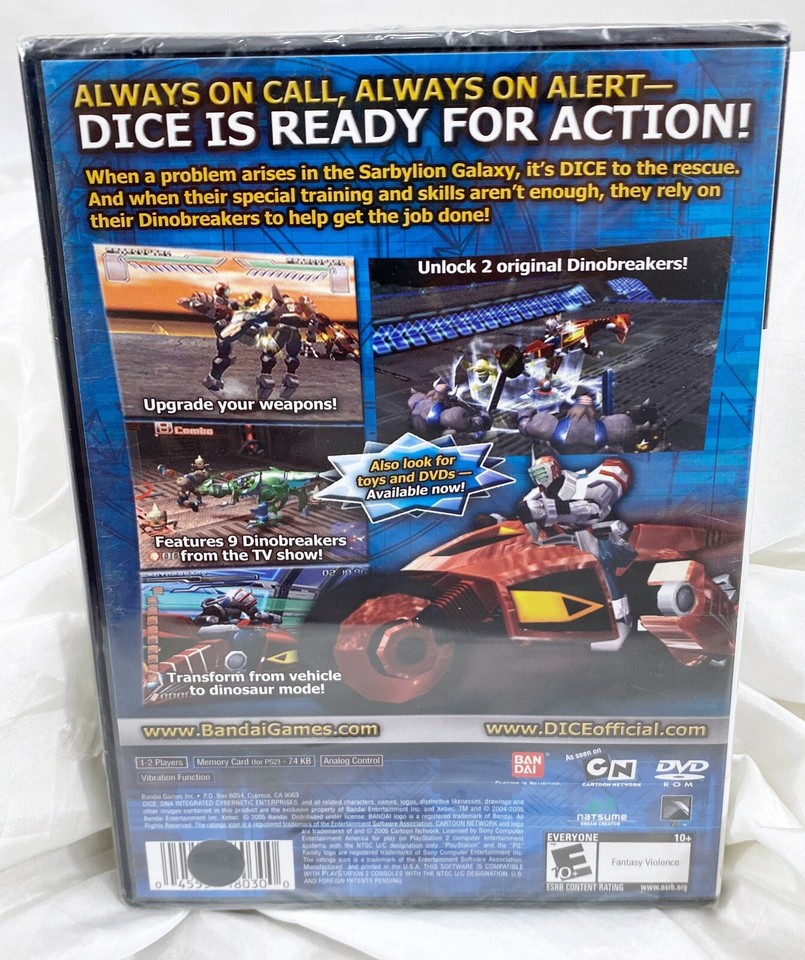 D.I.C.E. Dice DNA Integrated Cybernetic Enterprises (PlayStation 2 ...