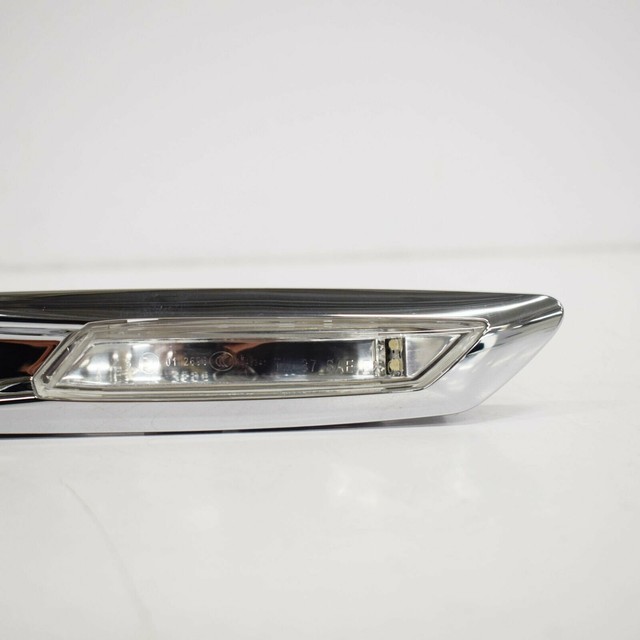 BMW 5 F11 Front Left Wing Turn Indicator Chrome Trim 63137154169 ...