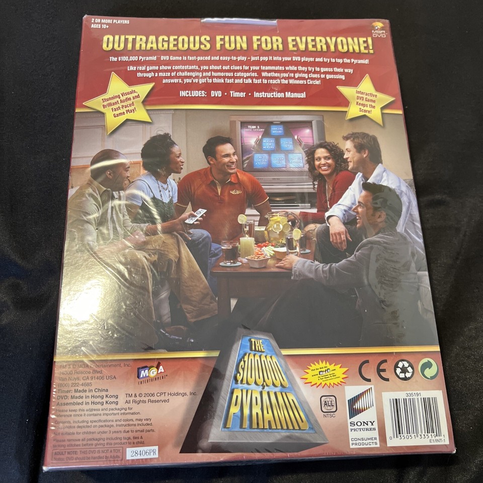 NIP The $100,000 Pyramid DVD Game Trivia 2006 - Like the Classic TV ...