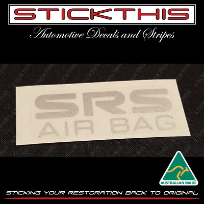 Holden HSV VR VS GTS Senator SS - SRS Side Air Bag Decal/Sticker | eBay ...